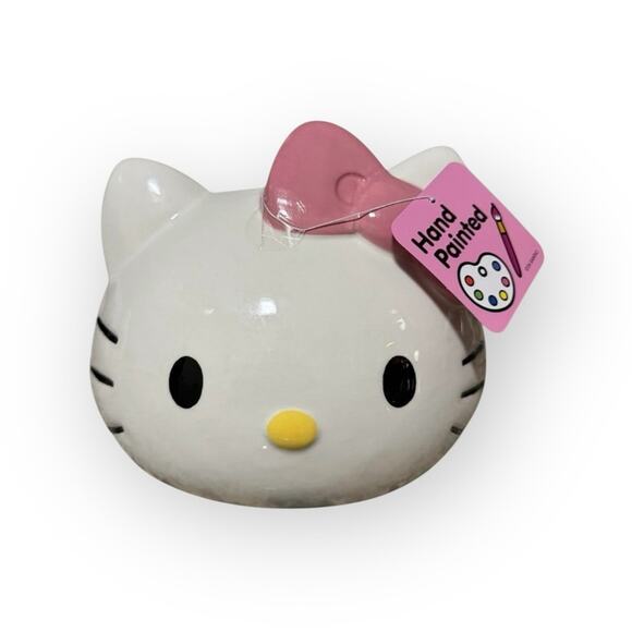 Hello Kitty | Accents | Hello Kitty New Large Handpainted Viral Ceramic ...